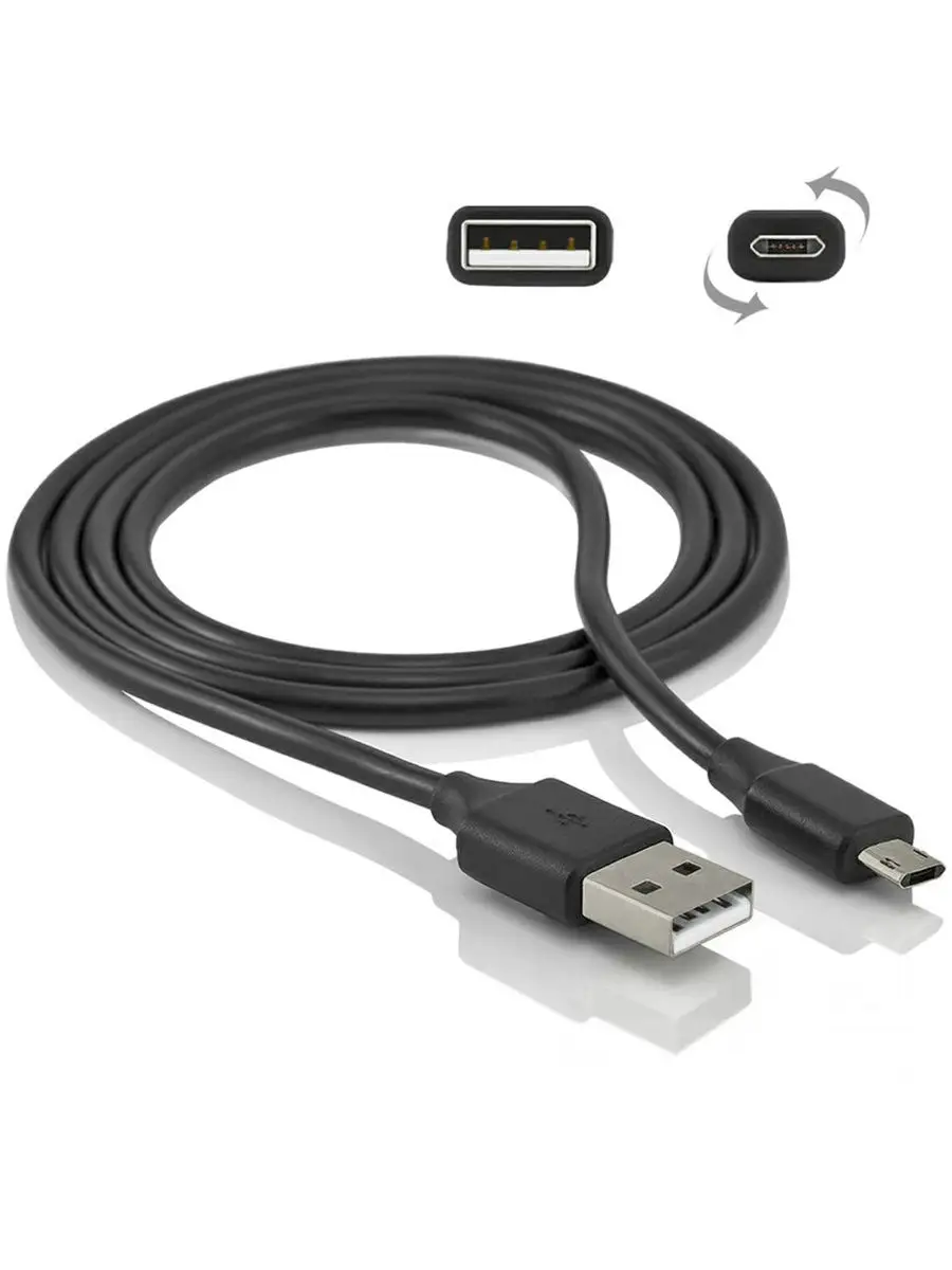 USB micro flip double sided USB micro USB 1m Krutoff 14041897 Wildberries