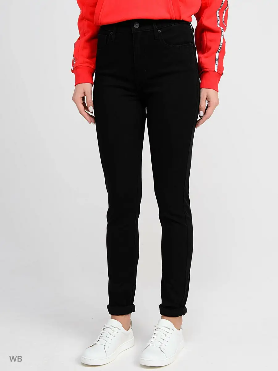Levi's 721 black high rise skinny store