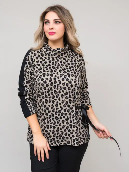 Блуза трикотажная больших размеров BALSAKO